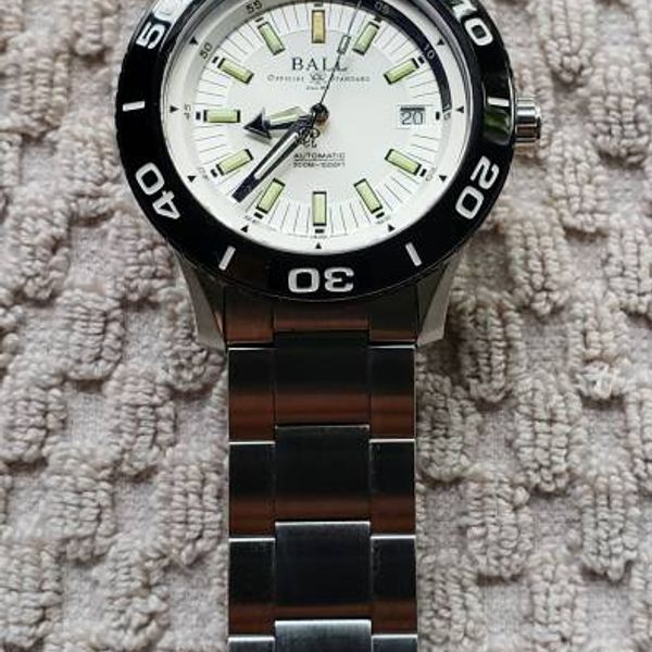 Ball Fireman NECC dive watch automatic white boxes and papers | WatchCharts