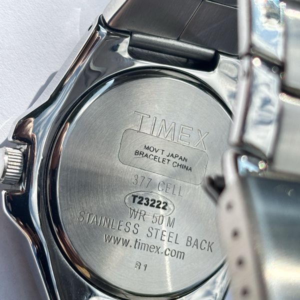 Timex T23222 Watch. R1 (2007) Blue Dial. Exceptional Condition. New ...