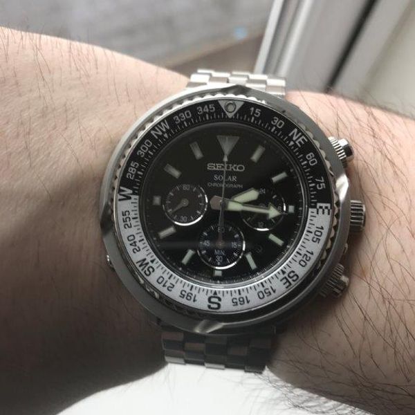 SEIKO FIELDMASTER SBDL021 SOLD! SOLAR CHRONO W. EXTRAS $350 CONUS ...