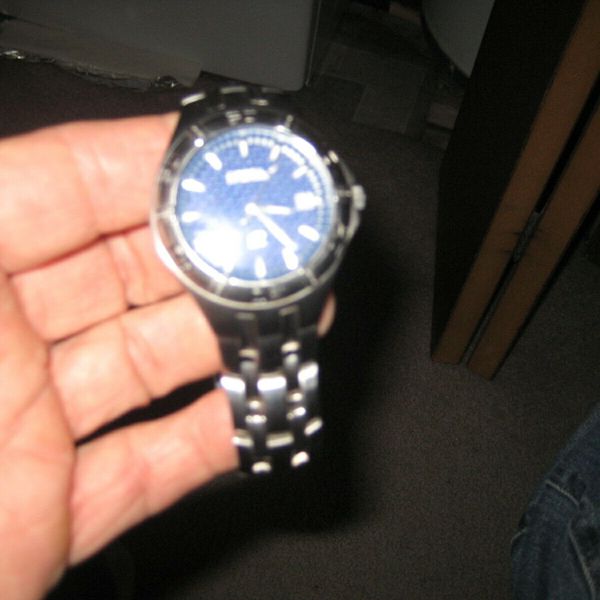 FOSSIL MEN'S WATCH AM3685 BLUE 100 METERS | WatchCharts Marketplace