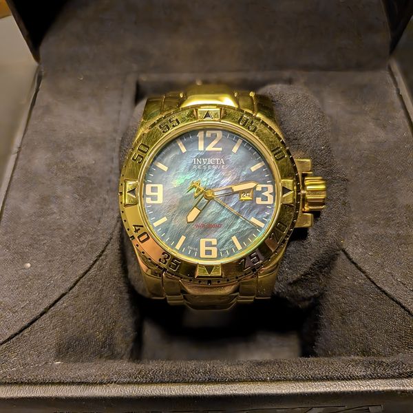 Invicta Excursion Reserve Collection 6243 Mens Watch Timepiece Gold ...