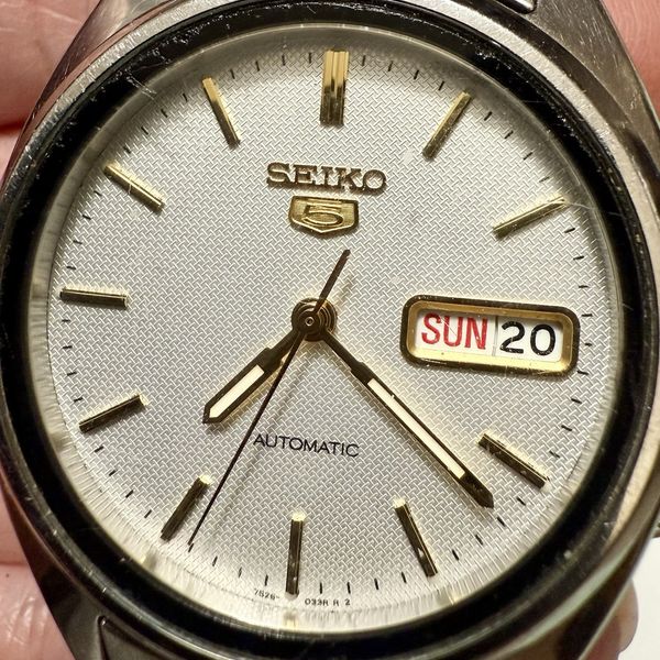 SEIKO 5 Automatic 7S26-0480 Day/Date 21 Jewels Stainless Steel Menâ s Watch WORKS | WatchCharts ...