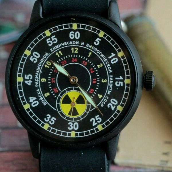 Pobeda Vintage watch Men Radiation Troops Mechanical watches + New ...