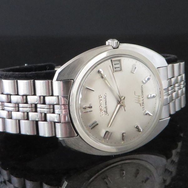 SOLD EXCEPTIONAL 1967 Longines ULTRA-CHRON "C" Case All Stainless Steel ...