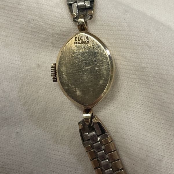 Vintage Ladies Elgin Watch 14K Yellow Gold | WatchCharts Marketplace