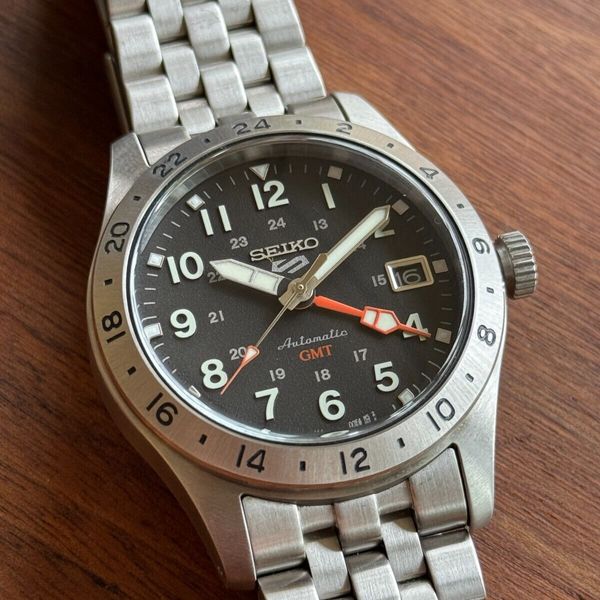 Seiko 5 Sports Field GMT Watch - SSK023 - Black Dial | WatchCharts ...