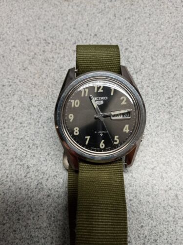1968 Seiko 5 MACV SOG Vietnam Military Mens Watch 6119-8100 Runs ...