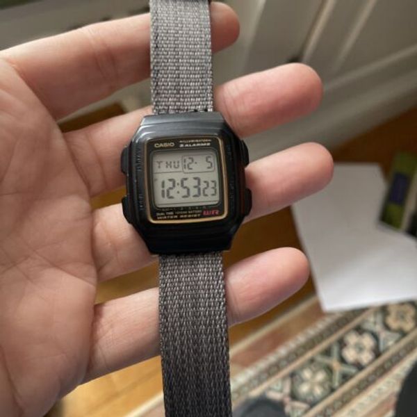 Casio F201WA-1A Menâ s Alarm/Chronograph/Timer/Dual TimeWatch 33mm | WatchCharts Marketplace