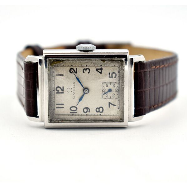 1939 Omega "Tank" T17 Manually Wound - Rare - Original Omega Buckle ...