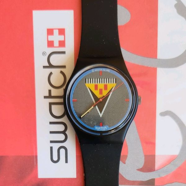 Swatch watch LANCELOT GB110 1986 Standard Gents New old stock ...