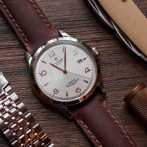 [WTS] Tudor 1926 - 39mm Silver Dial - Rose Gold Indices - Bonus Leather ...