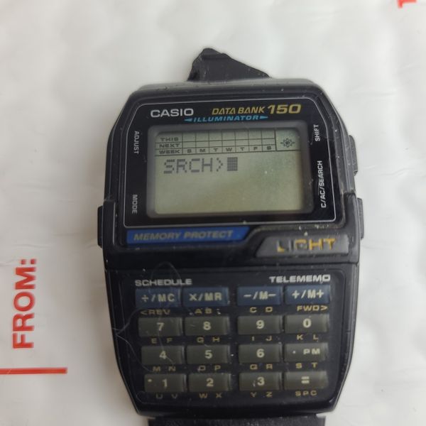 CASIO DBC-150 DATA BANK 150 CALCULATOR Mod 1477 WATCH | WatchCharts ...