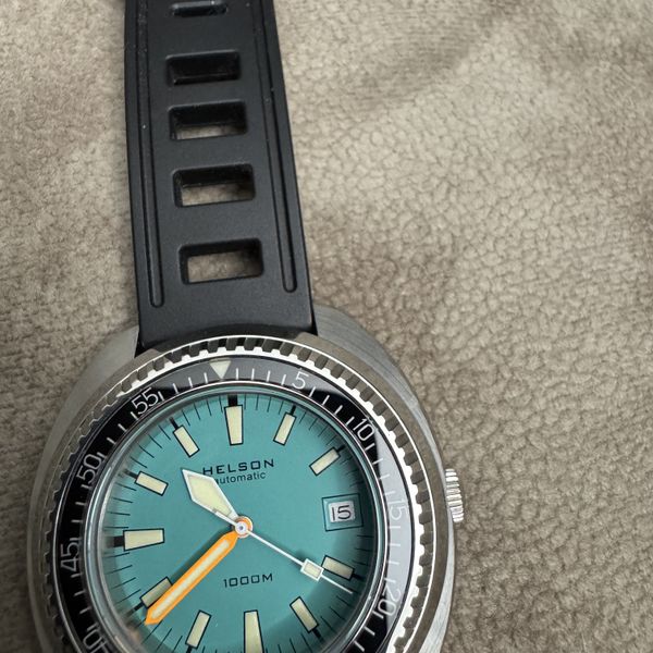 FS Only - Helson Turtle Turquoise Dial - $409 | WatchCharts Marketplace