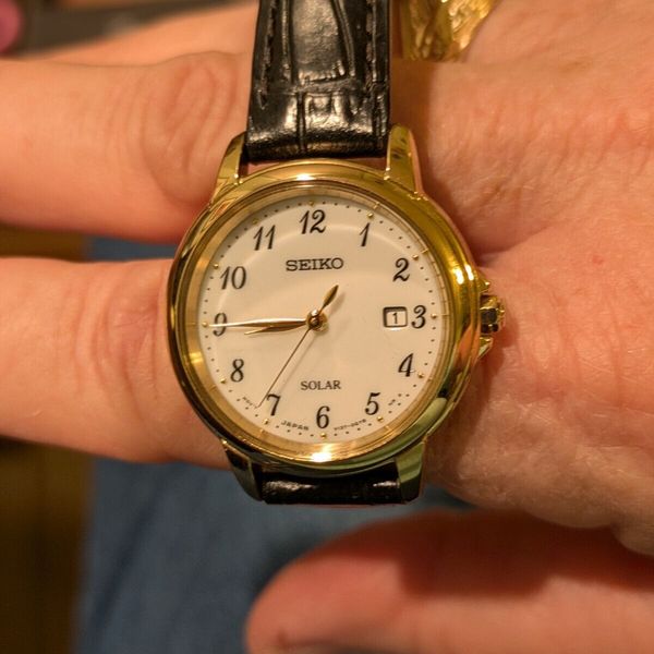 Woman's Solar Seiko Watch - New in box, purchase cost $250. Seiko ...