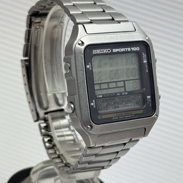 CRONOGRAFO SEIKO LCD SPORT 100, FUNZIONANTE, 1985 | WatchCharts Marketplace