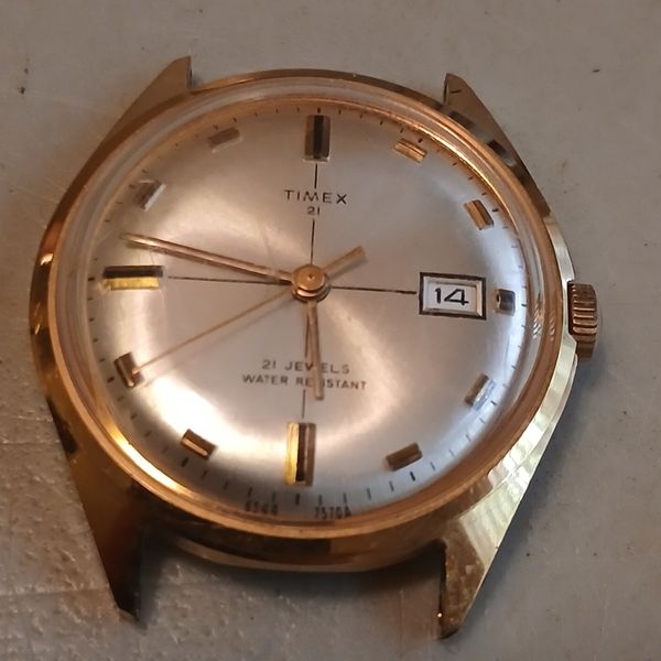 Vintage SUPER CLEAN MEN'S TIMEX 21 JEWELS WATCH RUNNING | WatchCharts ...