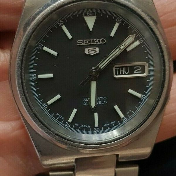 SEIKO 5 SEE THROUGH 7S25-03K0 AUTOMATIC MANS WATCH | WatchCharts