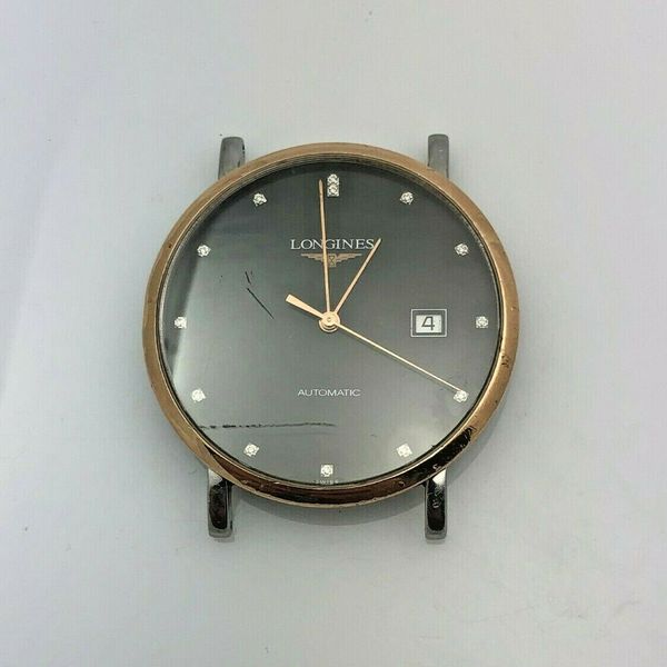 Longines 2000s ELEGANT COLLECTION Automatic Mens Steel & Pink Gold 38 ...