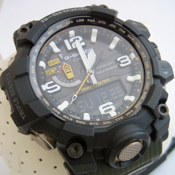 CASIO G-SHOCK MUDMASTER WATCH GWG-1000-1A3ER ANADIGITAL MENS TOUGH ...