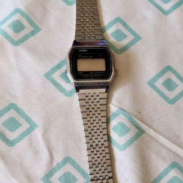 RARE Vintage Casio Digital Watch Wristwatch A153 Alarm Chronograph ...