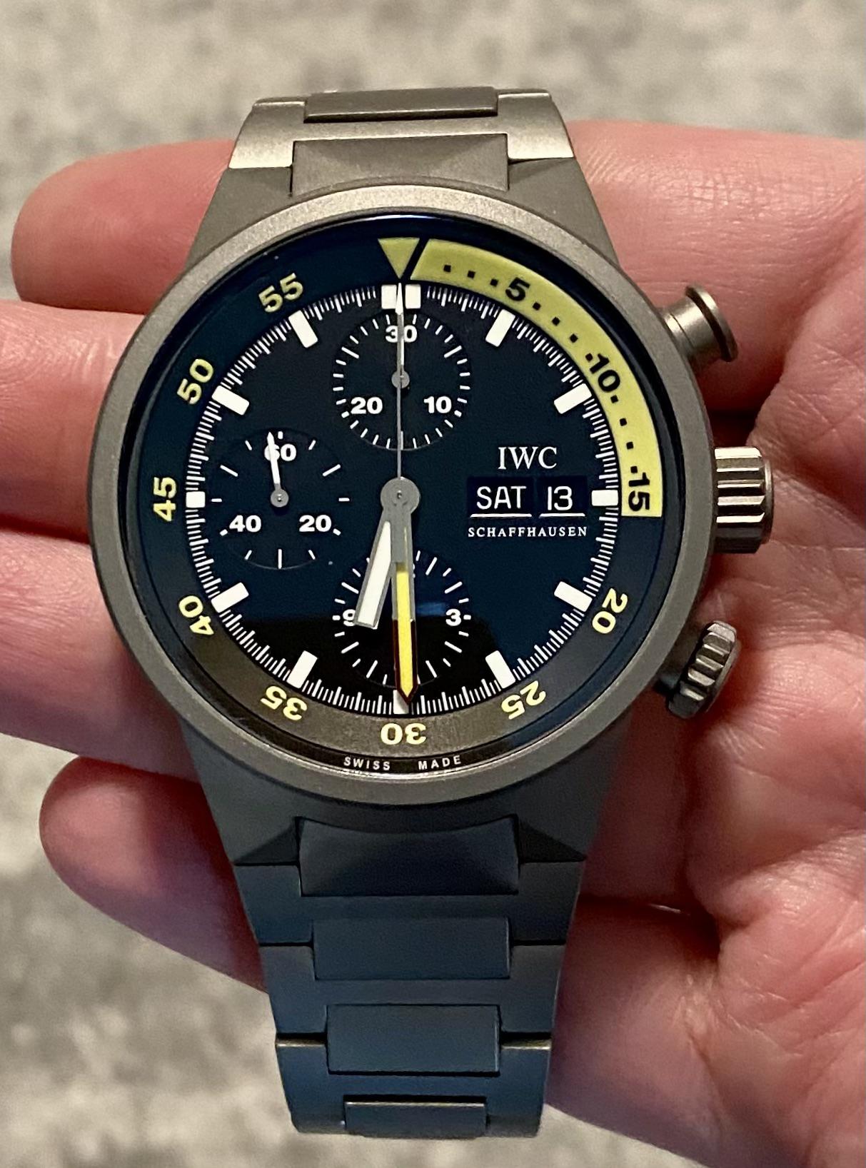 [WTS] IWC Aquatimer Chrono Titanium #IW371903 | WatchCharts