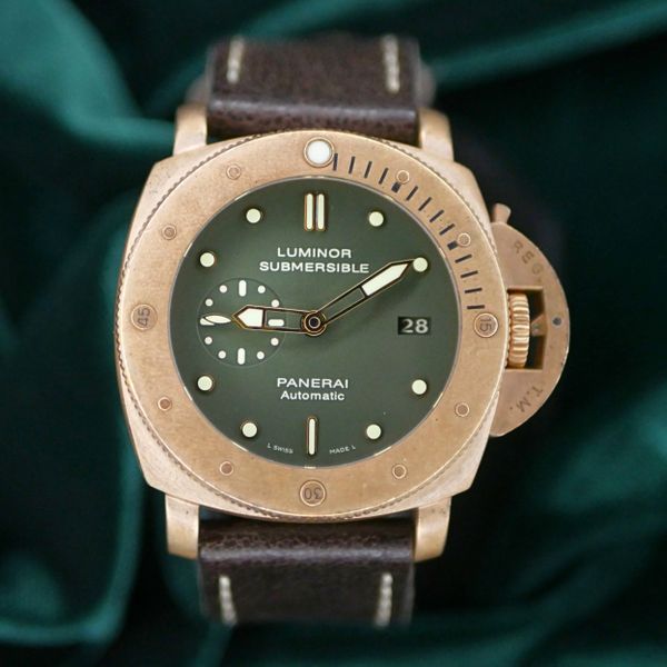 FSOT: Panerai Luminor Submersible 1950 3 Days Automatic Bronzo FULL SET ...
