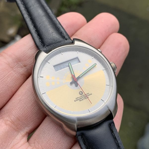 RARE! 1999 Millenium Countdown For Rotary Swiss Made 40mm Menâ s Watch ...