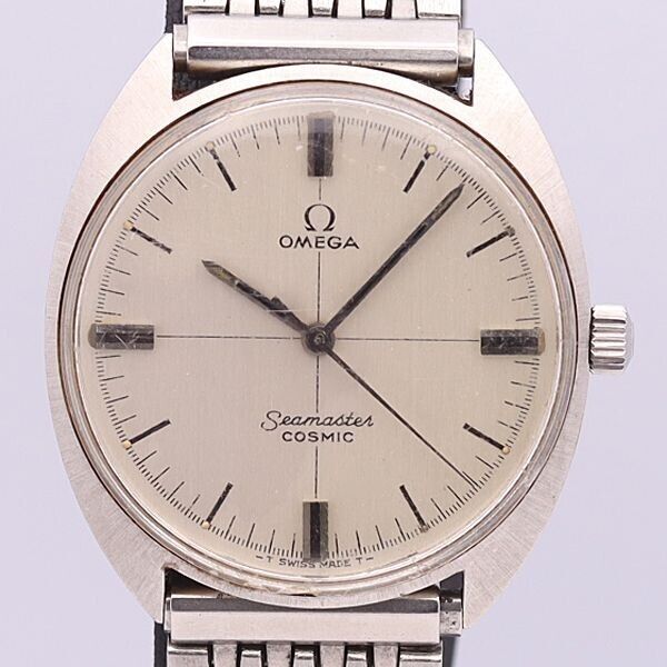 Omega AT Automatic 135017 SP-T00L107 Seamaster Cosmic Silver Dial ...