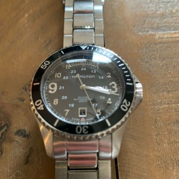 Hamilton King Scuba Black Dial GMT Automatic Day Date 2834-2 H64515133 ...
