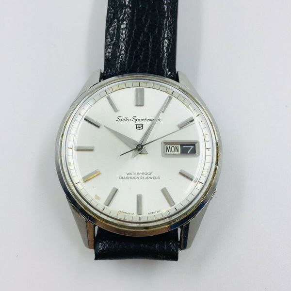 Vintage 1960's Seiko Sportsmatic 5, 21 Jewels Automatic Wrist Watch ...