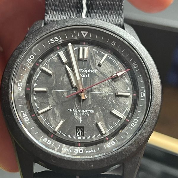 [WTS] Christopher Ward CW C63 Colchester Carbon Fiber COSC | WatchCharts