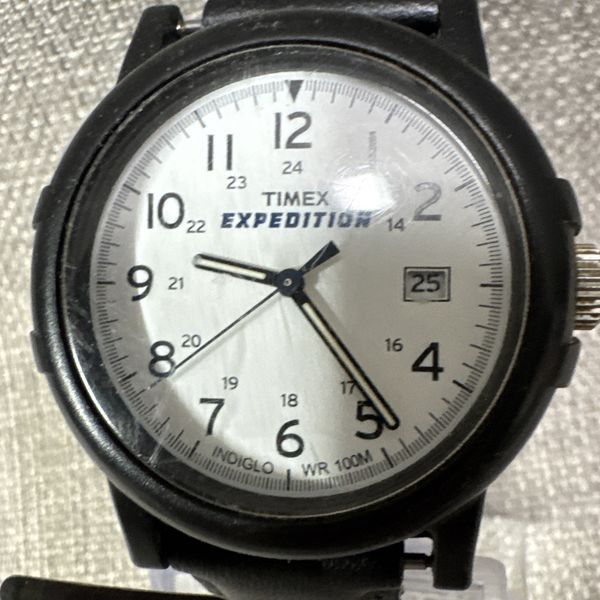 Timex Men's Expedition Indiglo WR 100M Water Resistant Watch Vtg New ...