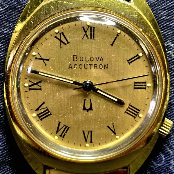 Bulova Accutron Mens 34mm N6 1976 Running New Battery NICE ...