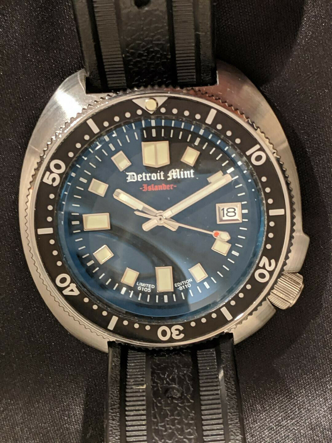 Detroit Mint brand of 6105-8110 Diver Style watch with Seiko NH35 ...