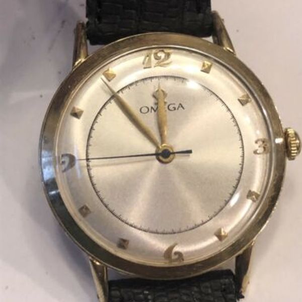 Vintage 14K Gold OMEGA 17 Jewels Cal 370 Men's Watch | WatchCharts ...