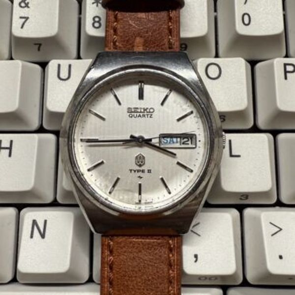 Seiko Type II White Dial Jan 1977 4623-8010 Vintage JDM Quartz Dial Rare Kanji | WatchCharts ...