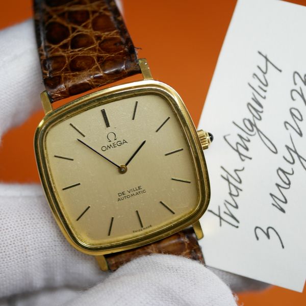[WTS] Omega Square De Ville Automatic Gold Plated for $299. | WatchCharts