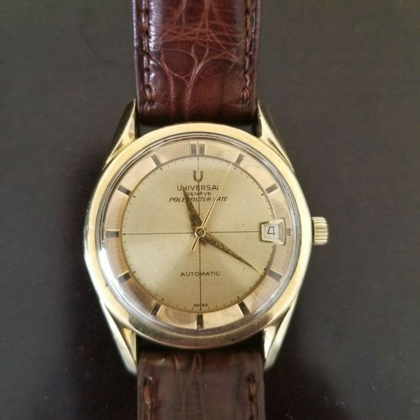 Universal Geneve Polerouter 14k Gold Capped Cal 69 | WatchCharts