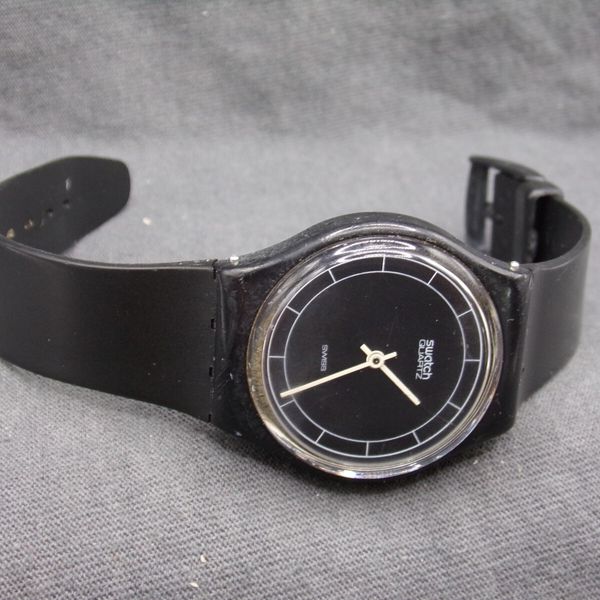 Men's Vintage SWATCH Swiss Watch w/ New Battery - Works Great ...