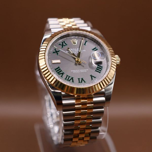 FS: ˚ ⋆. ̣̇˚. 2023 Rolex DateJust 12633 Two-Tone Wim / Jubilee 41MM ...