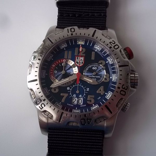 Luminox 8150/8350 chronograph watch. Quartz. Pre-owned. | WatchCharts ...
