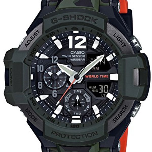 [Casio] Watch G-SHOCK Gravity Master Master in Olive Drab GA-1100SC-3AJF Men's | WatchCharts ...