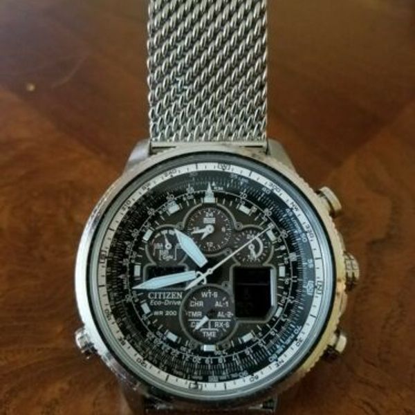 Citizen NAVIHAWK A-T Eco Drive Chronograph Mens Watch | WatchCharts ...