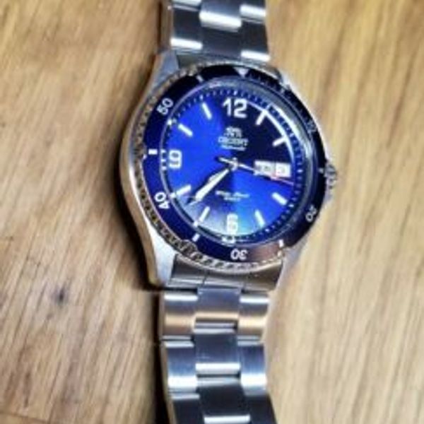 Orient Diver Mako II Automatic Blue Dial Men's Watch AA02-C1-A Used ...