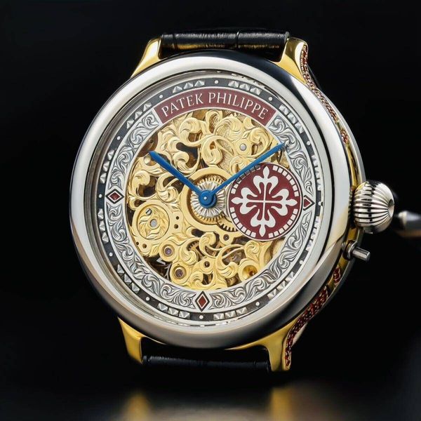 [Marriage Watch] PATEK PHILIPPE Antique Hand-wound Skeleton Watch Super ...