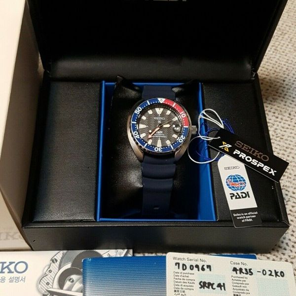 SEIKO SRPC41J Mini Turtle PADI Diver Prospex Made in Japan/ near MINT ...