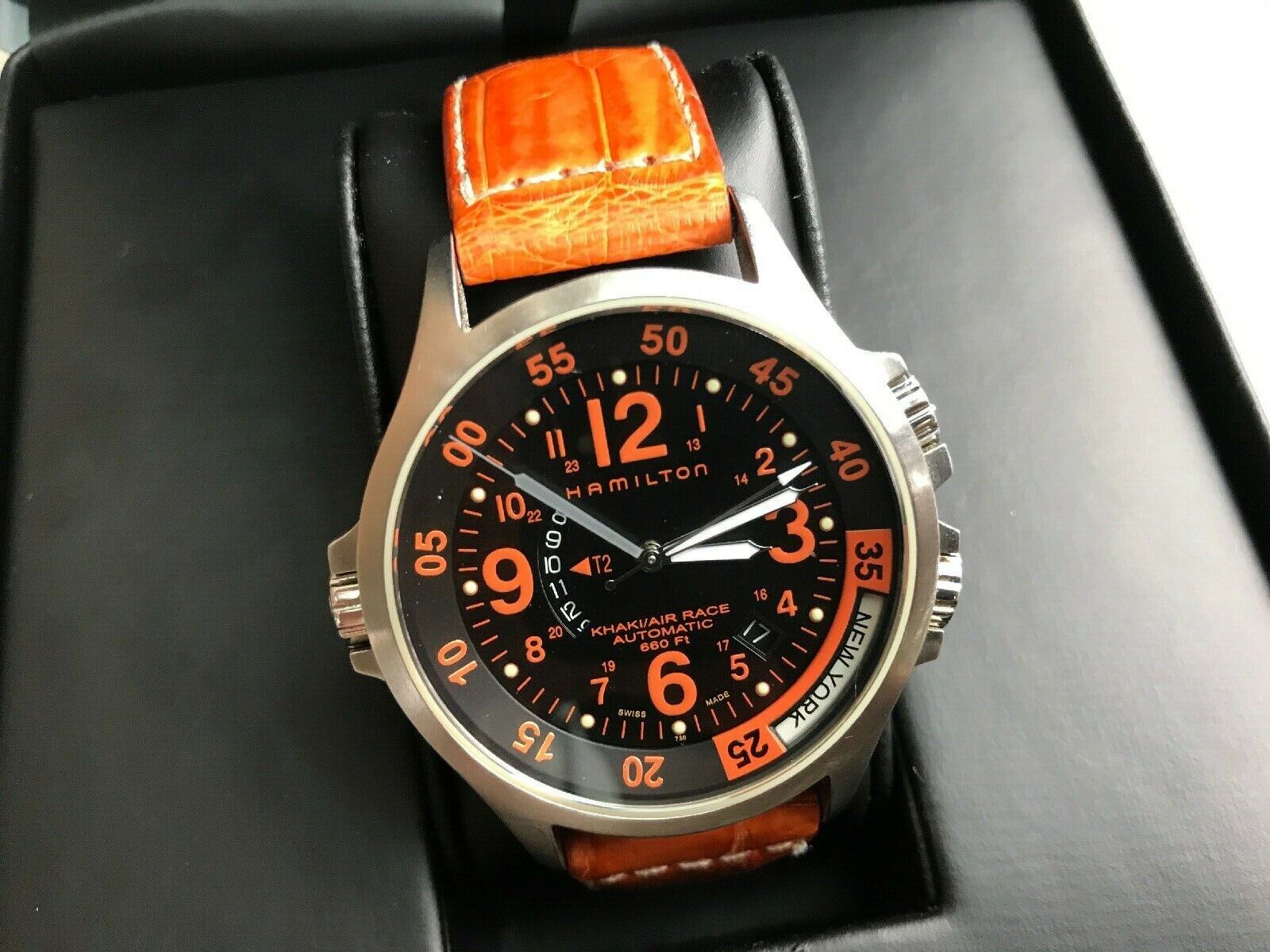 Hamilton Khaki GMT Air Race (H77665973) Market Price | WatchCharts