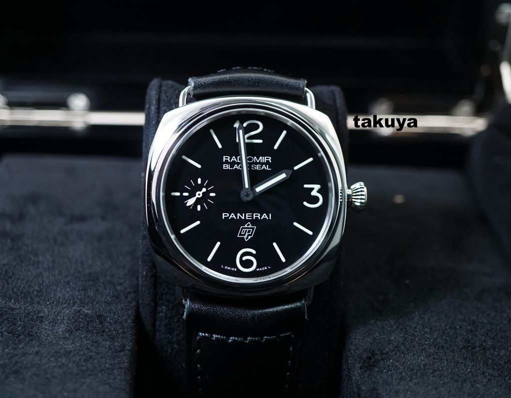 FSOT:Panerai PAM 380 RADIOMIR BLACK SEAL LOGO N SERIES 45MM COMPLETE ...