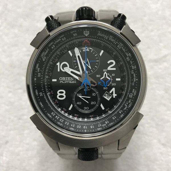 Orient Flytech Full Titanium Bull Head Chronograph Watch | WatchCharts ...