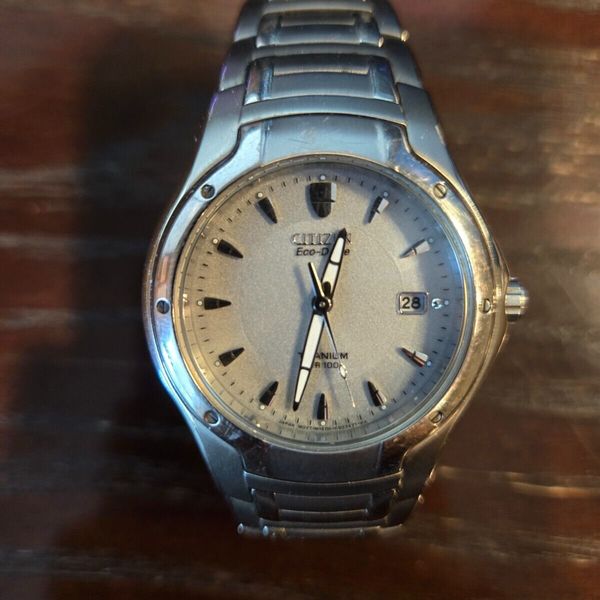 Citizen Eco Drive Titanium Watch E111-K002141 | WatchCharts Marketplace